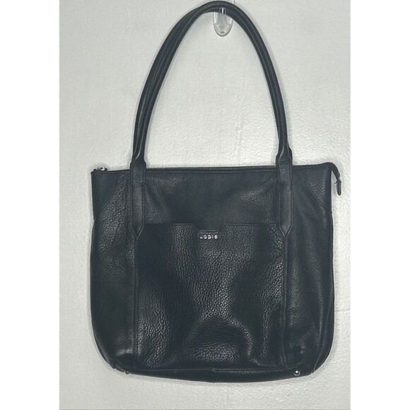 Lodis | Bags | Lodis Large Pebbled Leather Shoulder Zip Tote Bag Purse ...